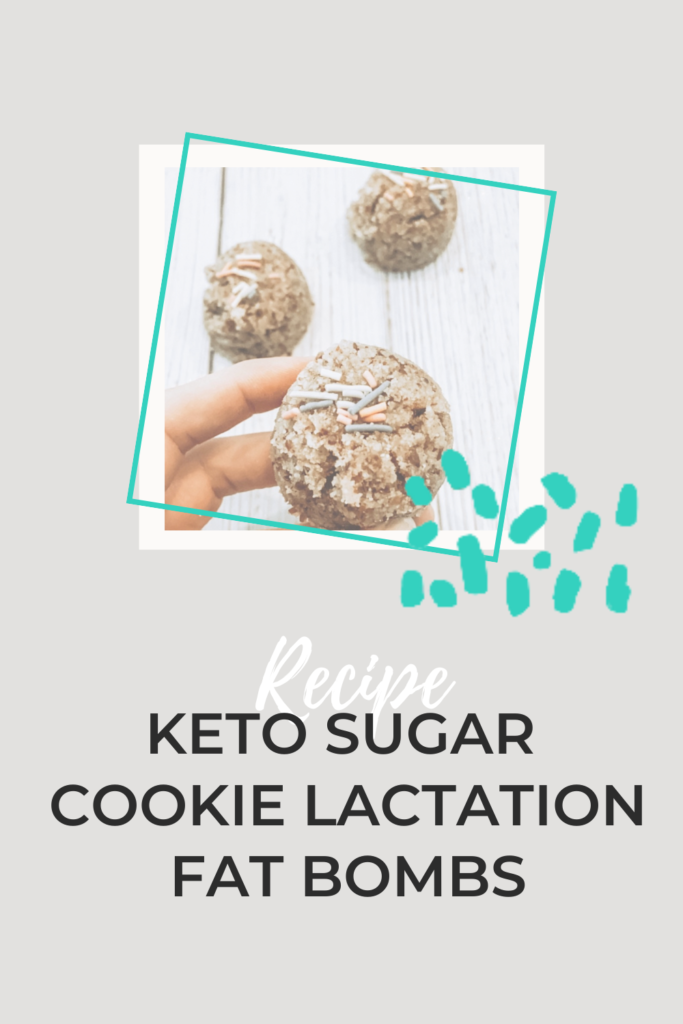 Keto Sugar Cookie Lactation Fat Bombs - Keto & Breastfeeding Coach